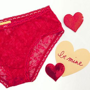 I Have This Thing With Hearts - Lingerie Briefs ~ by Ellen Lewis